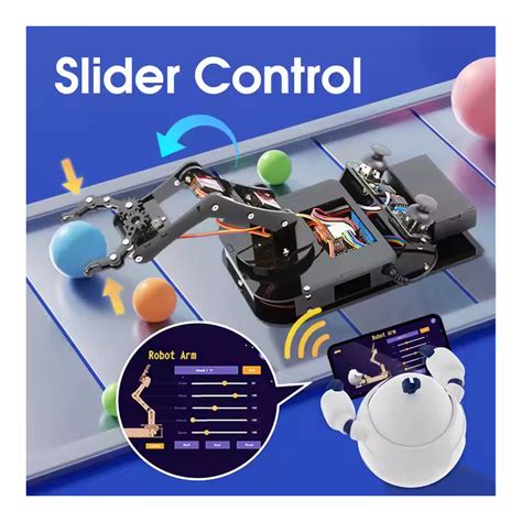 Acebott Qd022 Esp32 Programmable 4 Dof Robot Arm Kit For Arduino