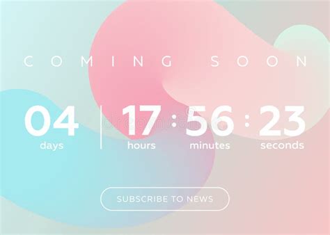 Vector Illustration Of Countdown Timer Digital Clock Design On Stock Vector Illustration Of