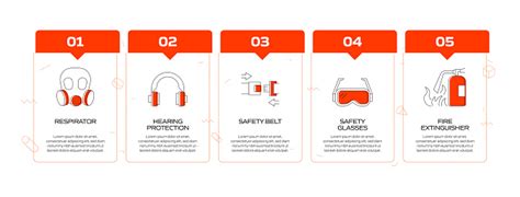 작업 안전 관련 프로세스 인포그래픽 템플릿 프로세스 타임라인 차트 선형 아이콘이 있는 워크플로 레이아웃 0명에 대한 스톡 벡터 아트 및 기타 이미지 Istock