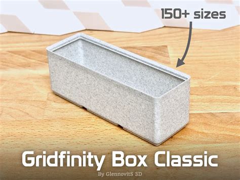 Gridfinity Box Classic Organizer Boxes For Desktop Or Drawer By Glennovits 3d Makerworld