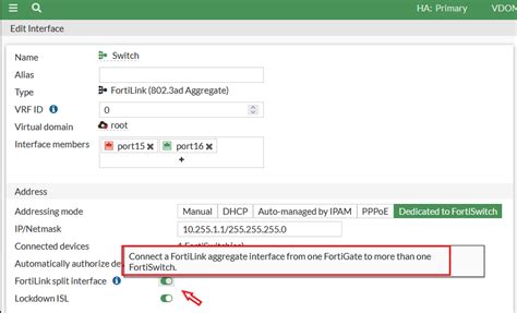 Troubleshooting Tip Fortilink Ports Down Only On Fortinet Community