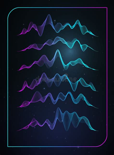 Sound Wave Vector Vector Music Voice Vibration Song Waveform Digital Spectrum Audio Pulse