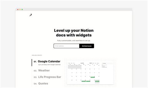 Indify Customizable Widgets For Your Notion Docs Product Hunt