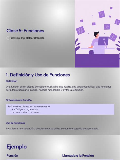 Clase 5 Funciones Python Pi Pdf Función Matemáticas Python Lenguaje De Programación