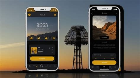Mobile App Interface Design Showcase Premium Ai Generated Image
