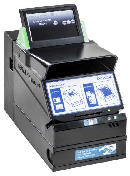 Modern Document Scanner Suitable For Mobile Usage Airport Technology