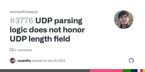 udp parsing logic does not honor udp length field · issue 3776