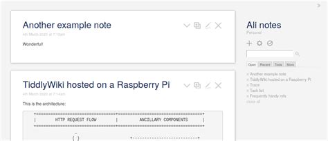 Self Hosting Notes With A Raspberry Pi And Tiddlywiki Uk