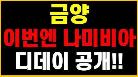 금양 주가전망 긴급속보 콩고 몽골 나미비아까지 리튬광산 프로젝트 손만대고 끝인가 아니면 실체가 될 것인가 6월에 결과 나온다 디데이 기다리자 Youtube