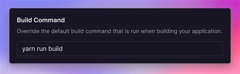 Build Configuration Railway Docs
