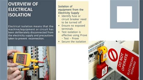 Electrical Isolation Procedure Onboard Ship Pdf First Aid Injuries