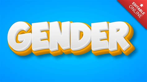 Gender Text Effect Generator Gender Text Effect Generator