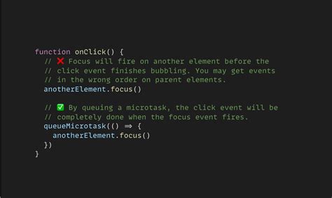 Haz On Twitter Did You Know About QueueMicrotask In JavaScript It S Pretty Handy Https T