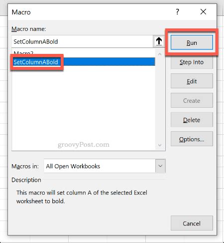 How To Record Macros In Microsoft Excel