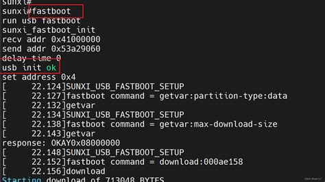 全志a33 uboot命令进入fastboot模式刷写程序 fastboot partitions csdn博客
