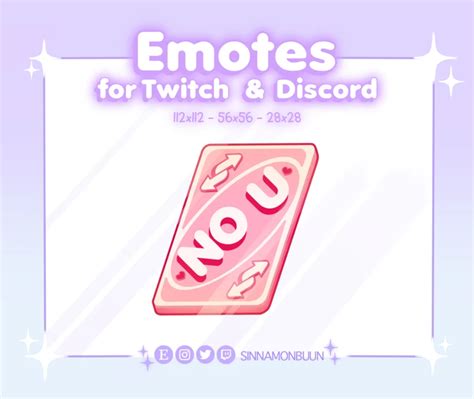 Uno Reverse Card Stream Emote Pink Heart Card Cute Etsy Canada