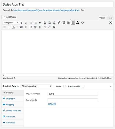 Create A Tour Post Themegoods Documentations