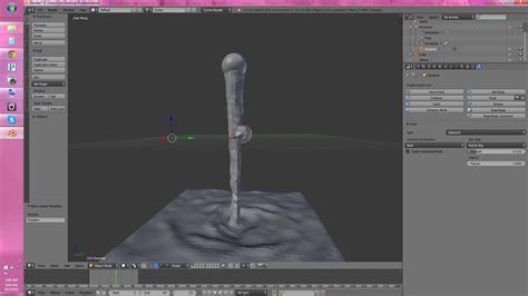 Fluid Simulation With Animated Armature Obstacles Particles And Physics Simulations Blender