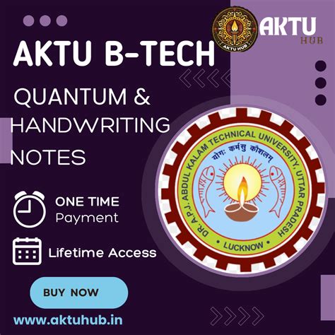 Aktu Syllabus Overview For Btech All Year Courses Download