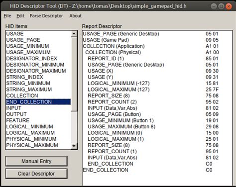 Ble Hid Gaming Controller Report Map Embedded