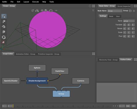 Tutorial Node Graph Editing In Python Gaffer Documentation