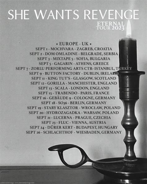 She Wants Revenge Αυτό είναι το Update με τις Super πληροφορίες