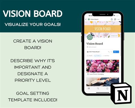 Personal Goal Setting Planner For Notion Notion Template