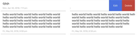 IPhone X View Change After A Few Swipe Issue Dancormier React Native Swipeout GitHub
