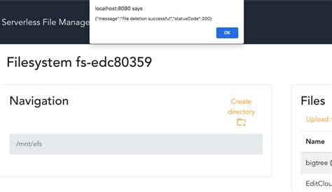 Generate Pop Up For Deleting Files Instead Of An Alert Issue 66 Aws Solutions Simple File
