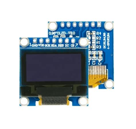 0 96 Inch Yellow And Blue OLED Display Module