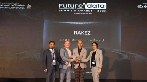 Rakez Recognised For Best Rpa Excellence During Future Data Summit 2023 Wow Rak