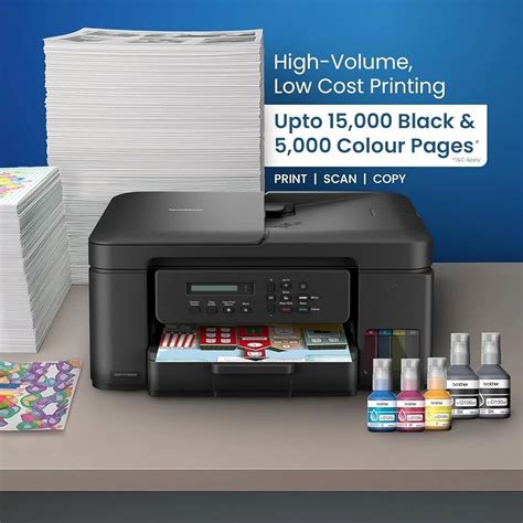 Brother Dcp T730dw Multifunction Ink Tank Printer Print Scan Copy