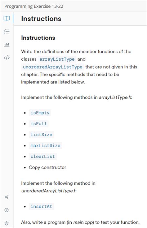 Solved Write The Definitions Of The Member Functions Of The