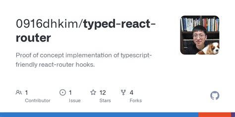 Github 0916dhkimtyped React Router Proof Of Concept Implementation