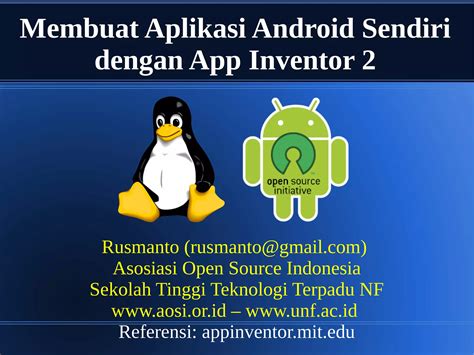Membuat Aplikasi Android Dengan App Inventor 2 Pdf