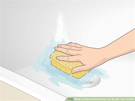 3 Ways To Remove Paint From An Acrylic Tub Or Bath WikiHow