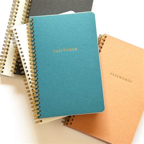 Password Notebook Etsy