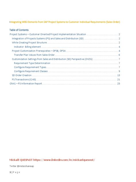 Main Configuration In Sap Project Systems 1675973838 Pdf Sales