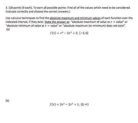 solved 3 18 points 9 each to earn all possible points