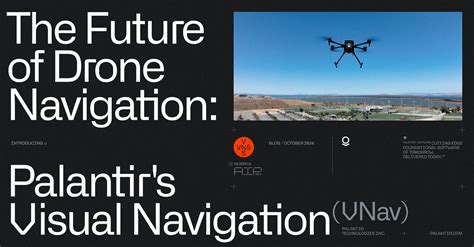 Palantirs Visual Navigation For Drones Palantir Blog