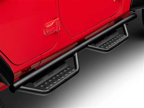 N Fab Jeep Wrangler Cab Length Rs Nerf Side Step Bars Textured Black