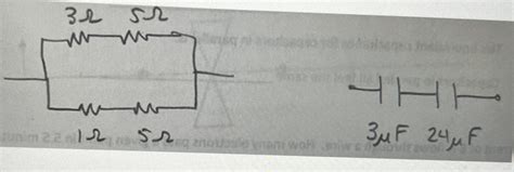 Solved Calculate The Equivalent Resistance Or Capacitance
