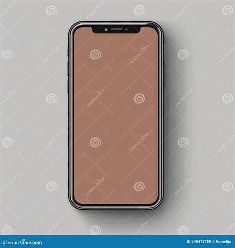 Modern Mock Up Smartphone For Presentation Information Graphics App