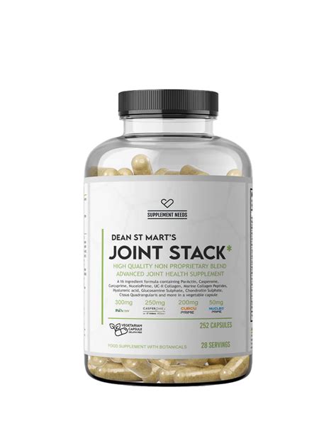 Supplement Needs Joint Stack 252 Capsules Supplements Chester