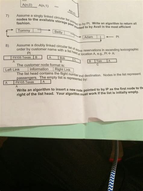 Solved Assume A Singly Linked Circular List Pointed To By