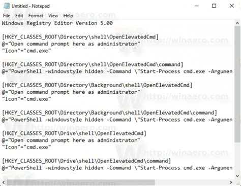 add command prompt as administrator context menu in windows 10