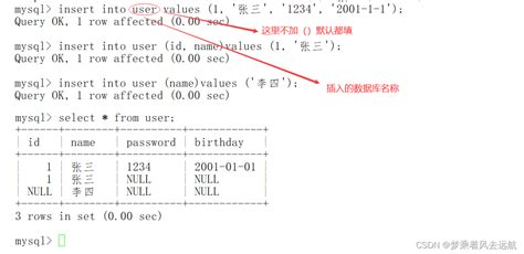 mysql数据库与表的操作 mysql向user表中插入一条127 0 0 1的数据 csdn博客