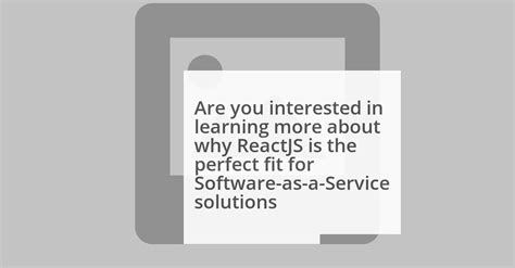 React Jobs On Linkedin Why Reactjs Is A Perfect Fit For Saas Solutions