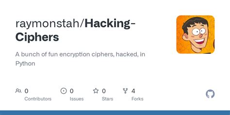 GitHub Raymonstah Hacking Ciphers A Bunch Of Fun Encryption Ciphers Hacked In Python