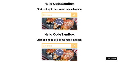 React Player Forked Codesandbox React Player Forked Codesandbox